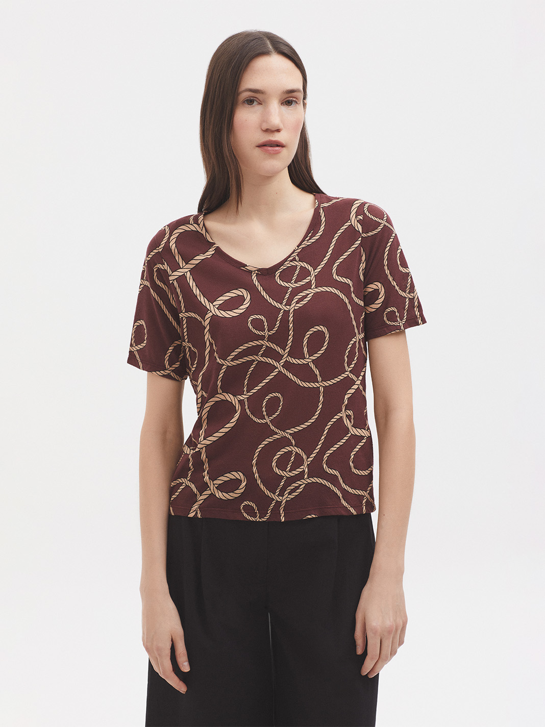 Anchor Ropes foam T-shirt