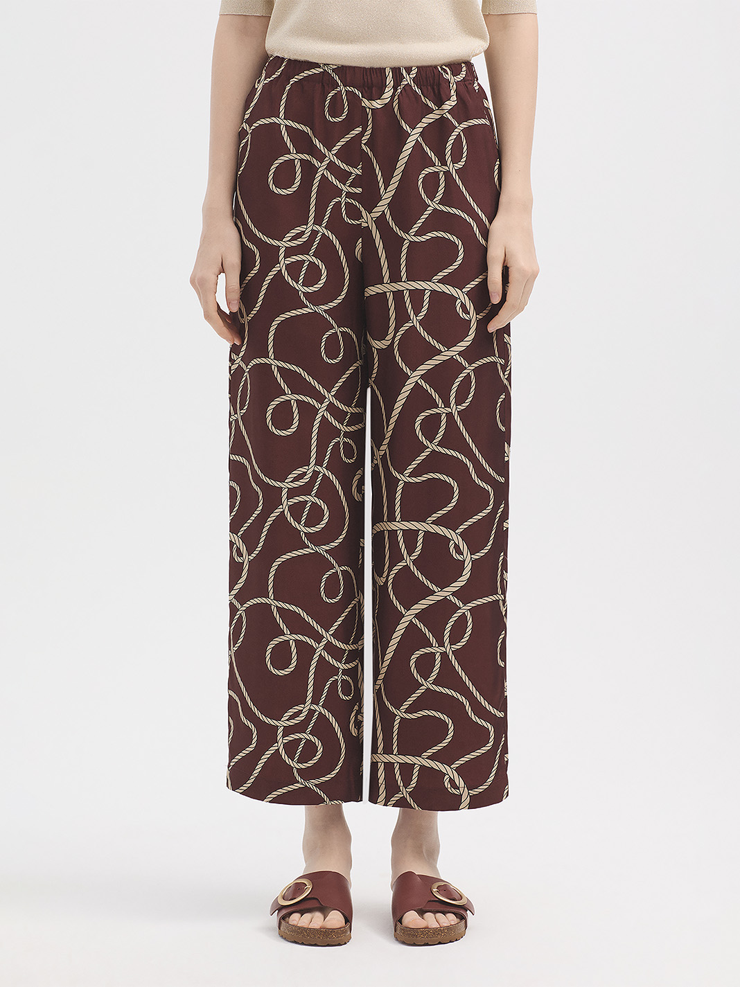 Anchor Ropes cupro trousers